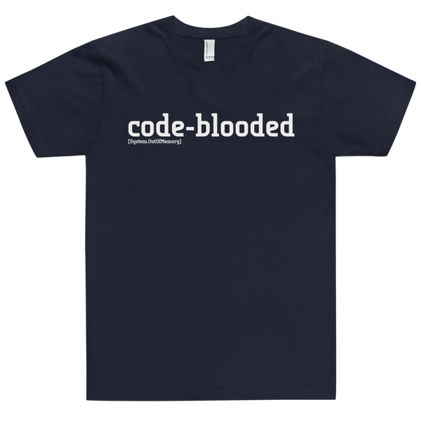 Code Blooded T-shirt | System Out Of Memory